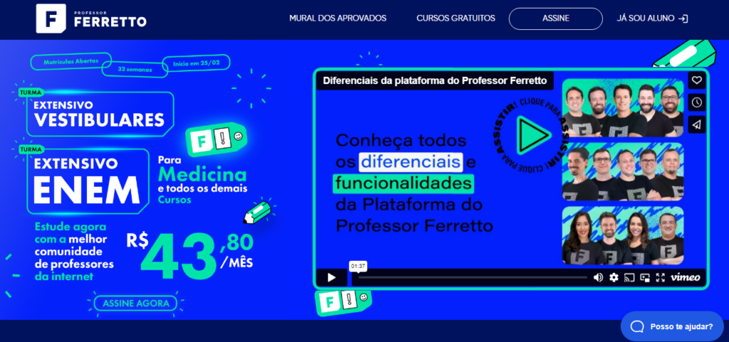 Aprova Total ou Ferreto? Qual o melhor para Medicina?